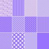 Lilac & Lavender Retro Florals Digital Papers – Purple Printable ...