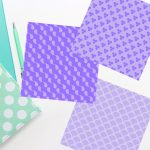 Lilac & Lavender Retro Florals Digital Papers – Purple Printable ...