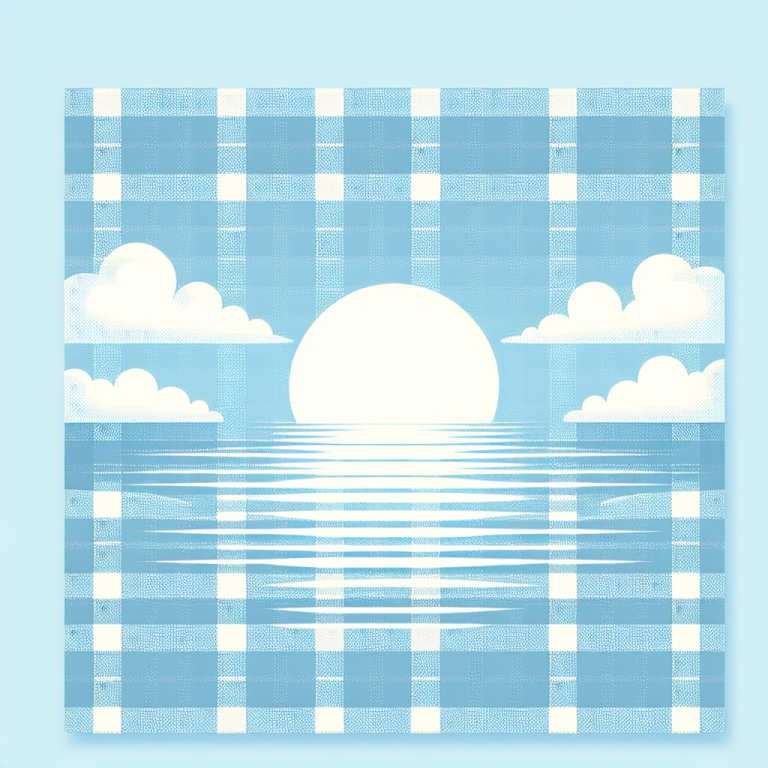 Free Printable Blue Sky Gingham – A serene light blue filled with a ...